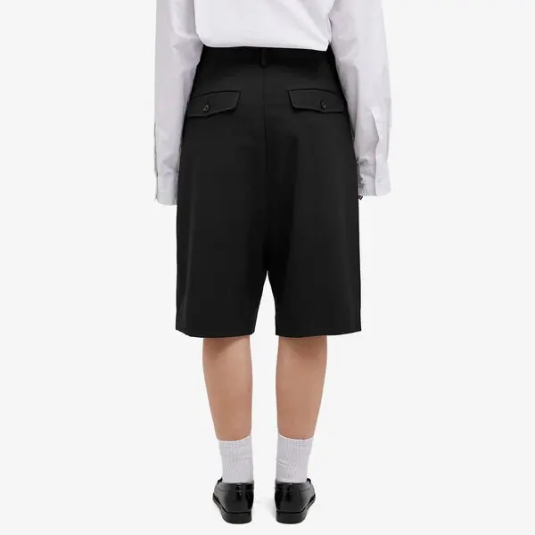 Entire Studios Rumy Shorts - Black Wool | Editorialist